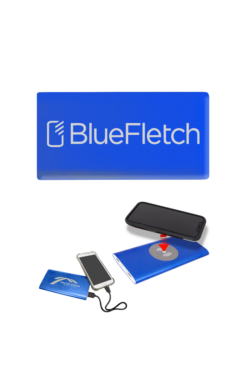 Power Bank & Wireless Anodized Aluminum Charger – BlueFletch Swag Store
